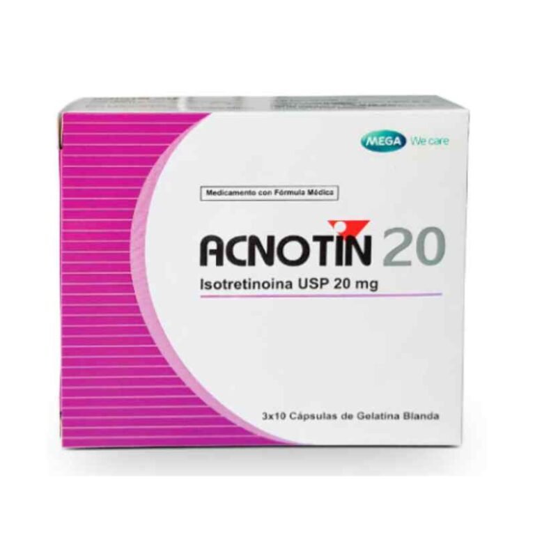 ACNOTIN ISOTRETINOINA 20 MG CAJA X 30 CAPSULAS