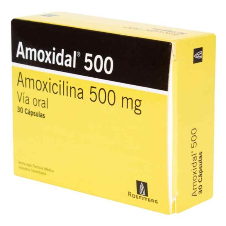 AMOXIDAL 500 MG CAJA X 30 CAPSULAS