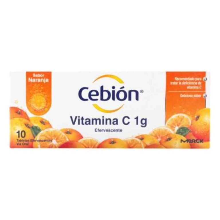 CEBIÓN NARANJA 1 GR X 10 TABLETAS EFERVESCENTES