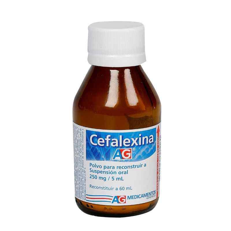 CEFALEXINA 250 MG SUSPENSION 60 ML AG CEFALEXINA 250 MG SUSPENSION 60 ML AG