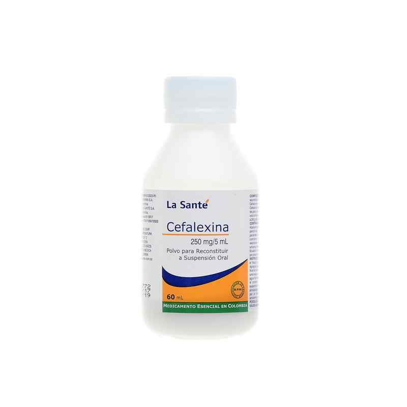 CEFALEXINA 250 MG SUSPENSIÓN X 60 ML LA SANTE CEFALEXINA 250 MG SUSPENSIÓN X 60 ML LA SANTE