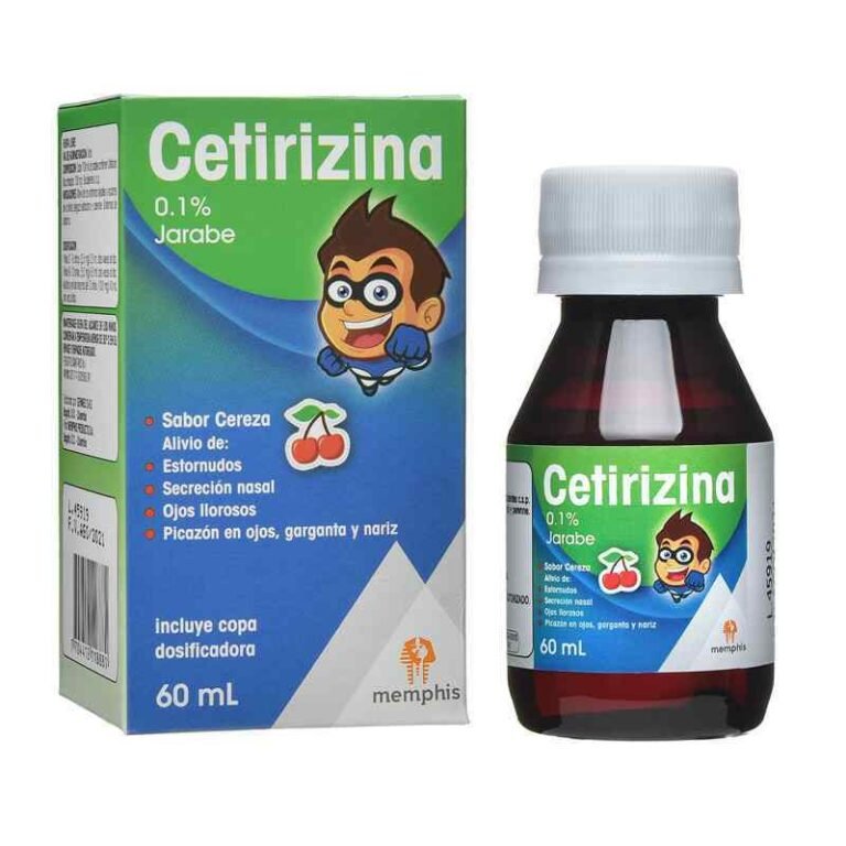 CETIRIZINA DICLORHIDRATO JARABE X 60 ML - Droguerías Farmapalacio