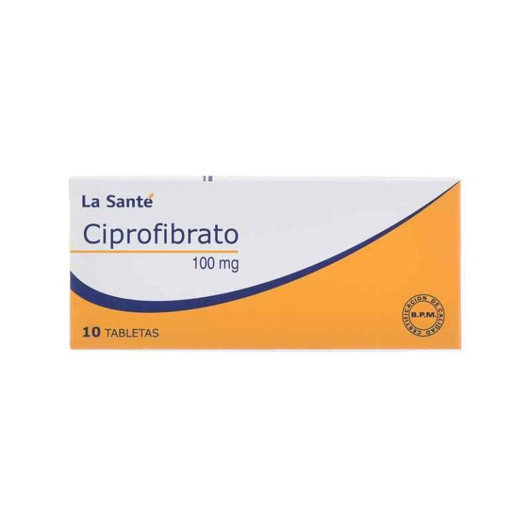 CIPROFIBRATO 100 MG X 10 TABLETAS
