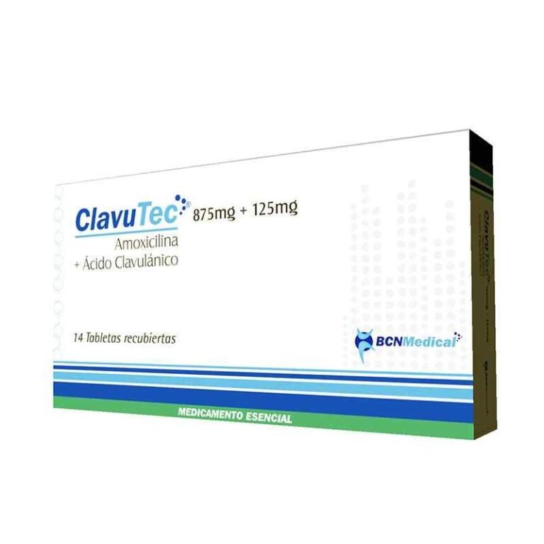 CLAVUTEC 875 MG + 125 MG CAJA X 14 TABLETAS