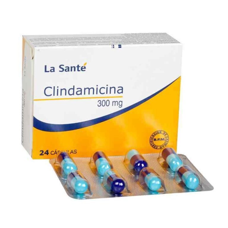 CLINDAMICINA 300 MG 24 CAPSULAS LA SANTE