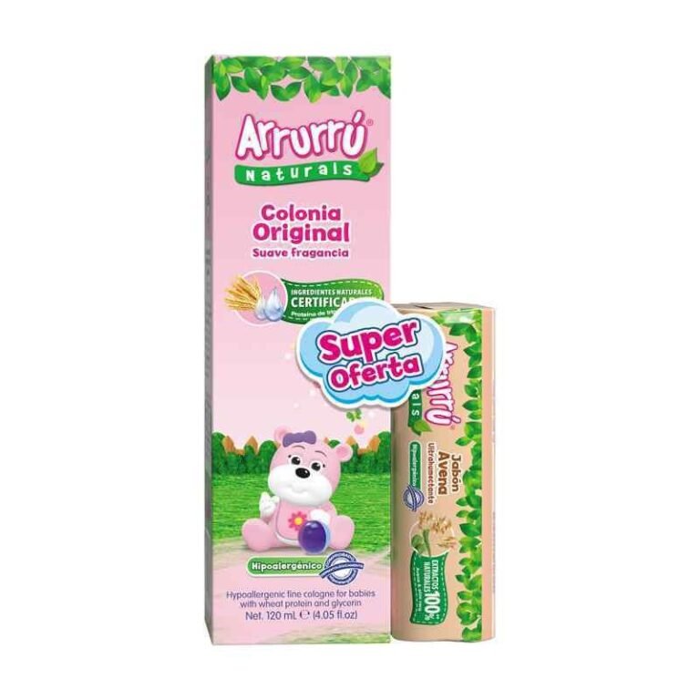 COLONIA ARRURRÚ NATURAL ROSADA 120 + JABÓN AVENA SUPER OFERTA