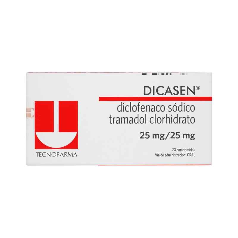 DICASEN 25 MG CAJA X 20 COMPRIMIDOS