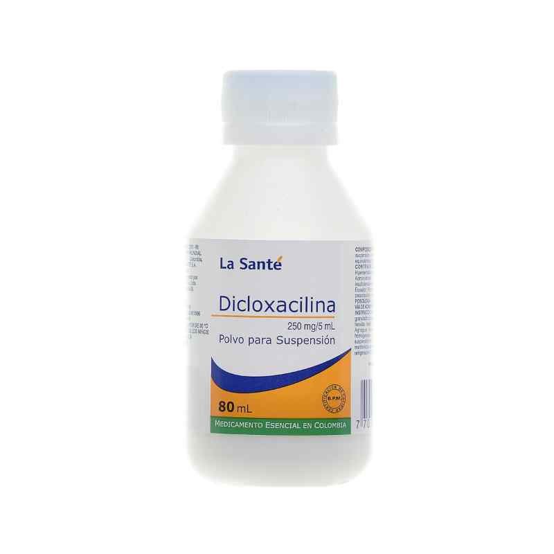 DICLOXACILINA 250 MG SUSPENSION 80 ML LA SANTE DICLOXACILINA 250 MG SUSPENSION 80 ML LA SANTE