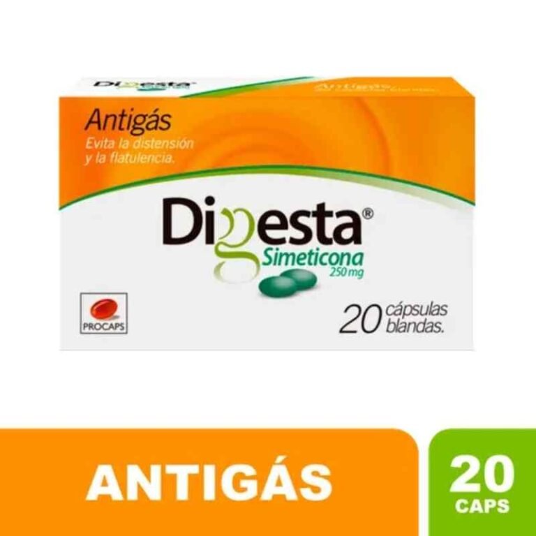 DIGESTA 250 MG 20 CAPSULAS BLANDAS
