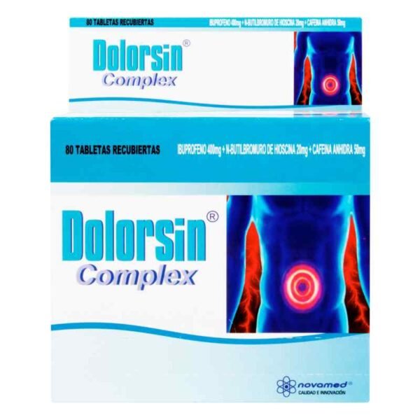 DOLORSIN COMPLEX 400 MG CAJA X 80 TABLETAS