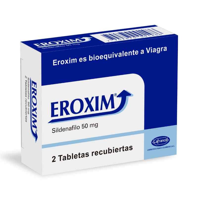 EROXIM 50 MG 2 TABLETAS
