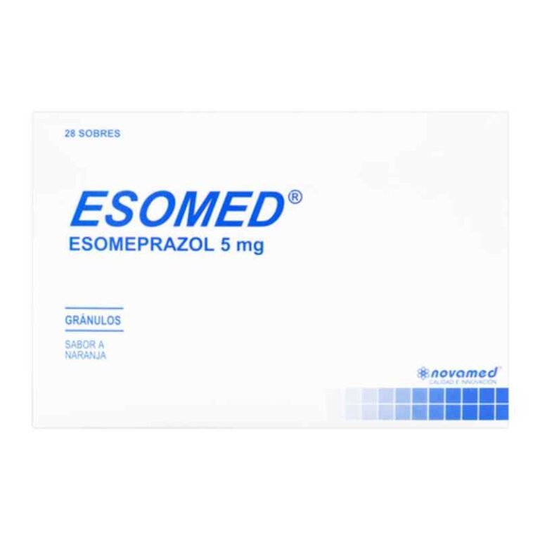 Esomed Esomeprazol 5 mg - 28 Sobres para Reflujo y Acide