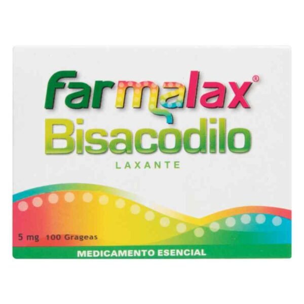 FARMALAX BISACODILO 5 MG CAJA X 100 TABLETAS