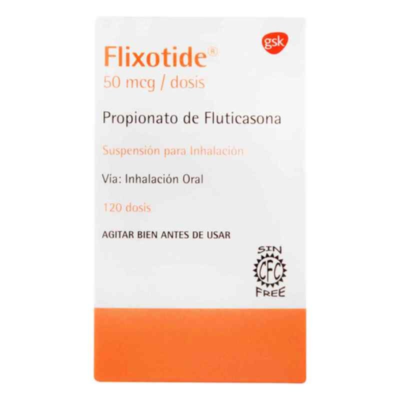FLIXOTIDE (FLUTICASONA) 50 MCG INHALADOR X 120 DOSIS