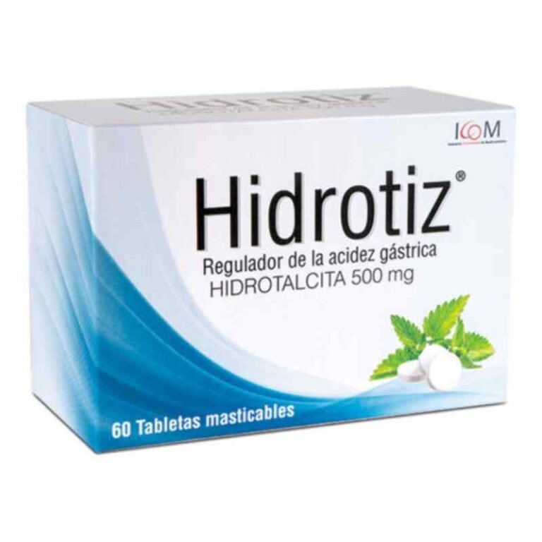 HIDROTIZ 500 MG CAJA X 60 TABLETAS MASTICABLES
