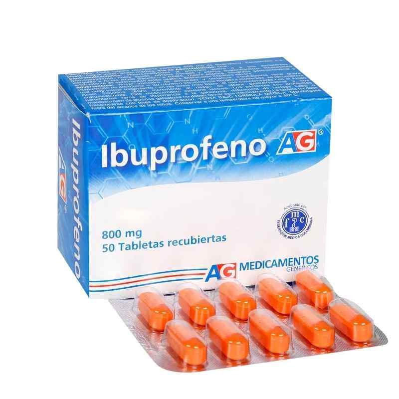 IBUPROFENO 800 MG CAJA X 50 TABLETAS AG