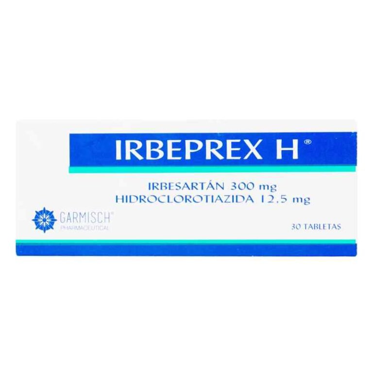 IRBEPREX H 300/12.5 MG CAJA X 30 TABLETAS