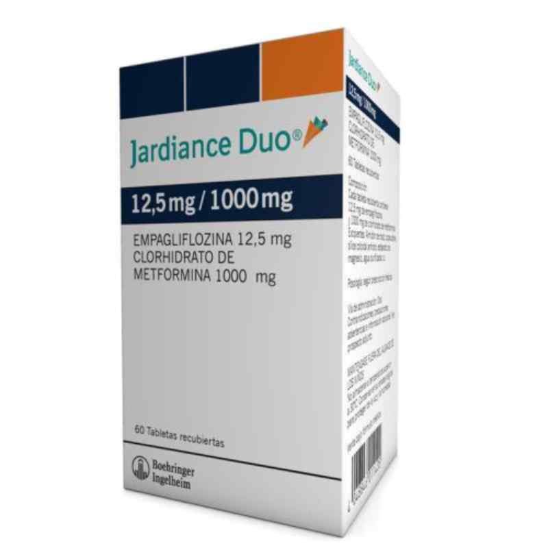 JARDIANCE DUO 12.5/1000MG CAJA X 60 TABLETAS
