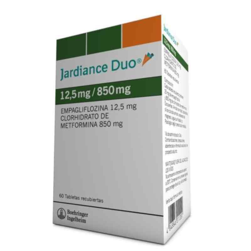 JARDIANCE DUO 12.5/850MG CAJA X 60 TABLETAS