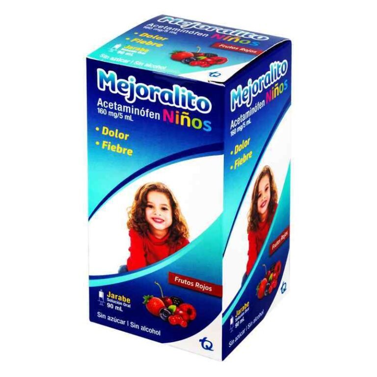 MEJORALITO JARABE 160 MG/5 ML X 90 ML