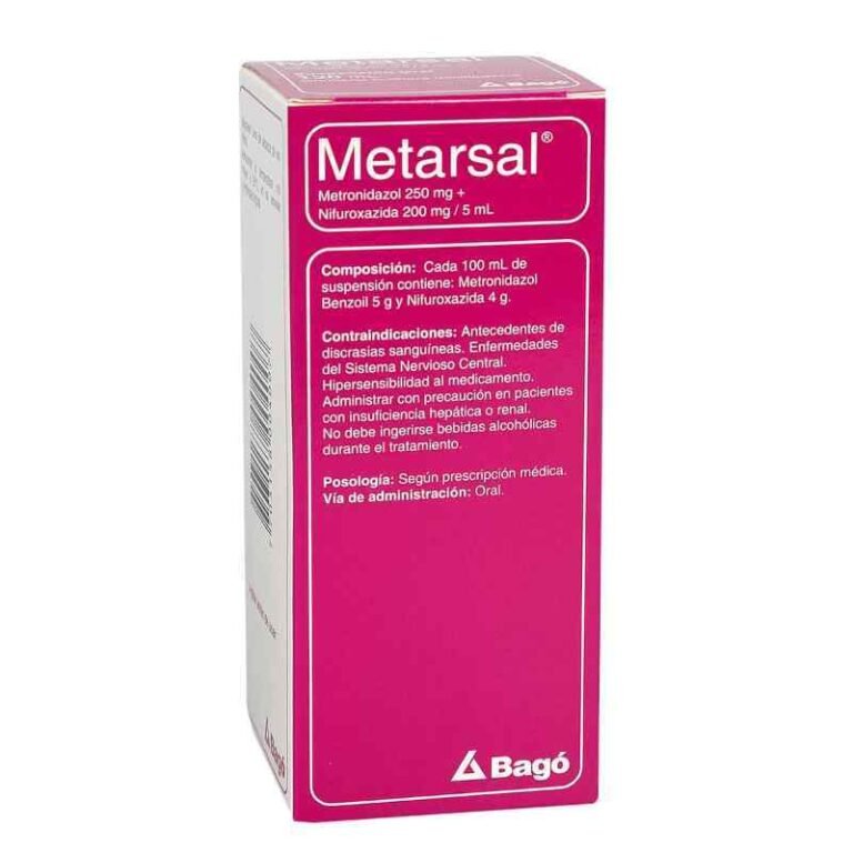 Metarsal 120 ml -Jarabe Antiparasitario para Salud Digestiva