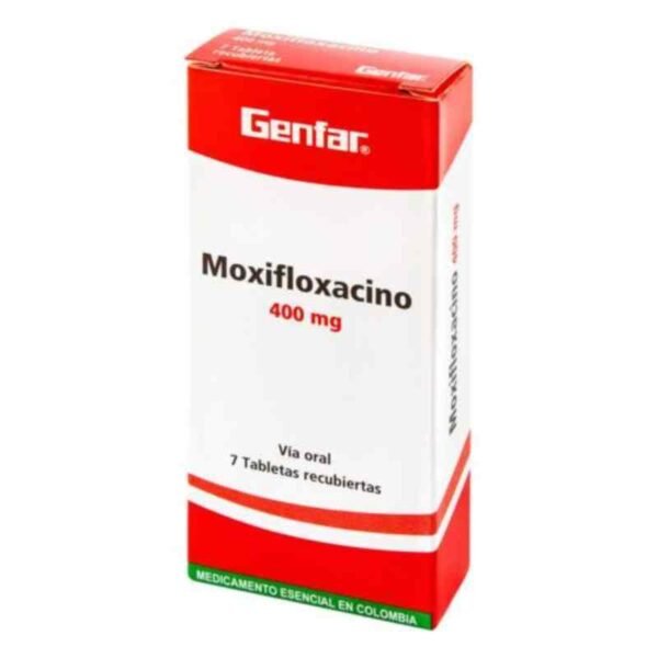 MOXIFLOXACINO 400 MG CAJA X 7 TABLETAS GENFAR