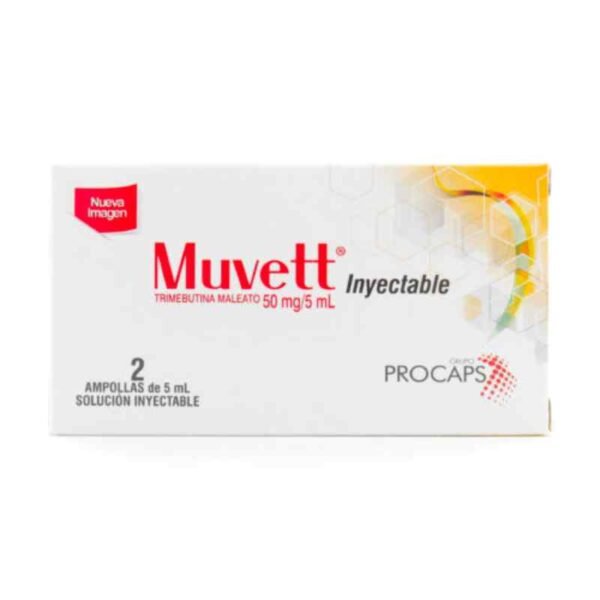 MUVETT INYECTABLE CAJA X 2 AMPOLLAS 5 ML