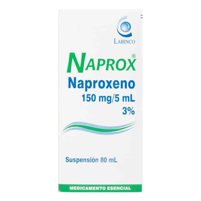 Naprox 150 mg/3% Suspensión 80 ml – Alivio Antiinflamatorio