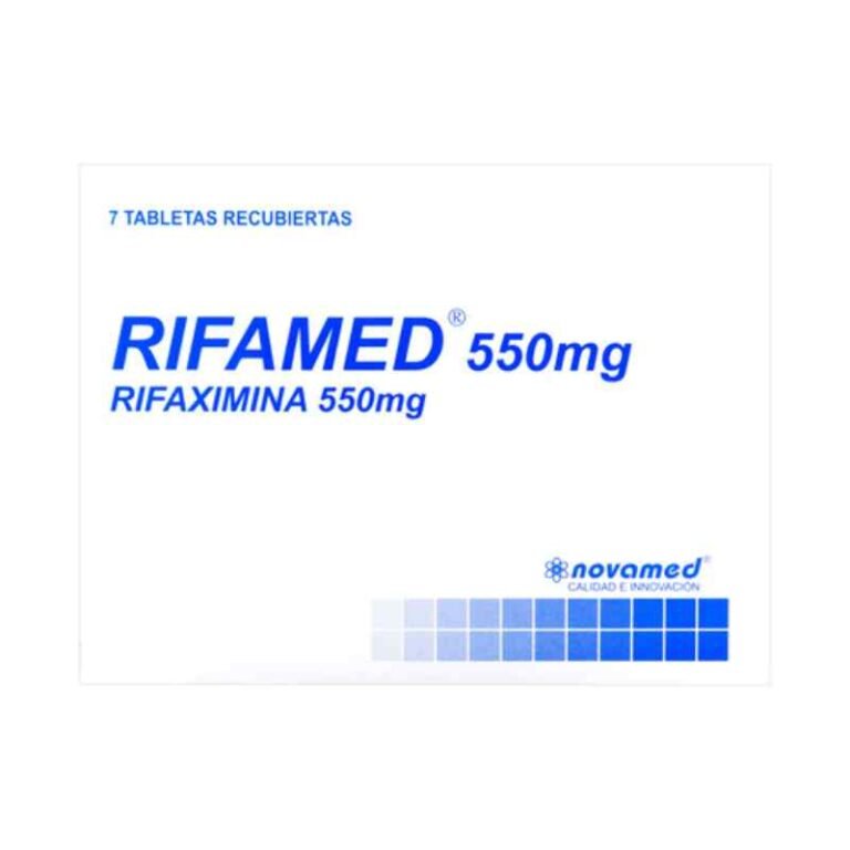 RIFAMED 550 MG CAJA X 7 TABLETAS RECUBIERTAS