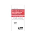 Roxicaina 2% con Epinefrina - 20 ml para Anestesia Local