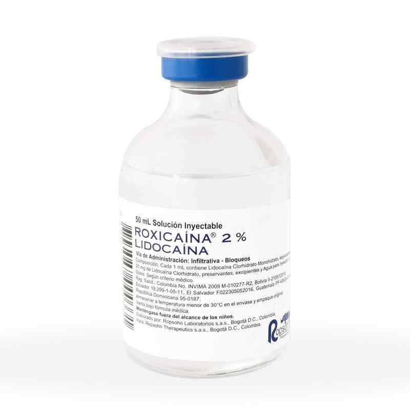 ROXICAINA 2% SIMPLE FRASCO X 50 ML