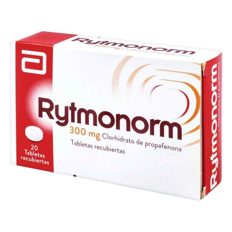RYTMONORM 300 MG 20 TABLETAS