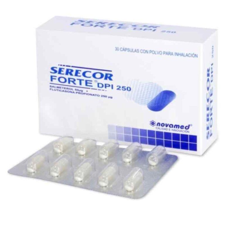 SERECOR FORTE DPI 250/50 MG CAJA X 30 CAPSULAS