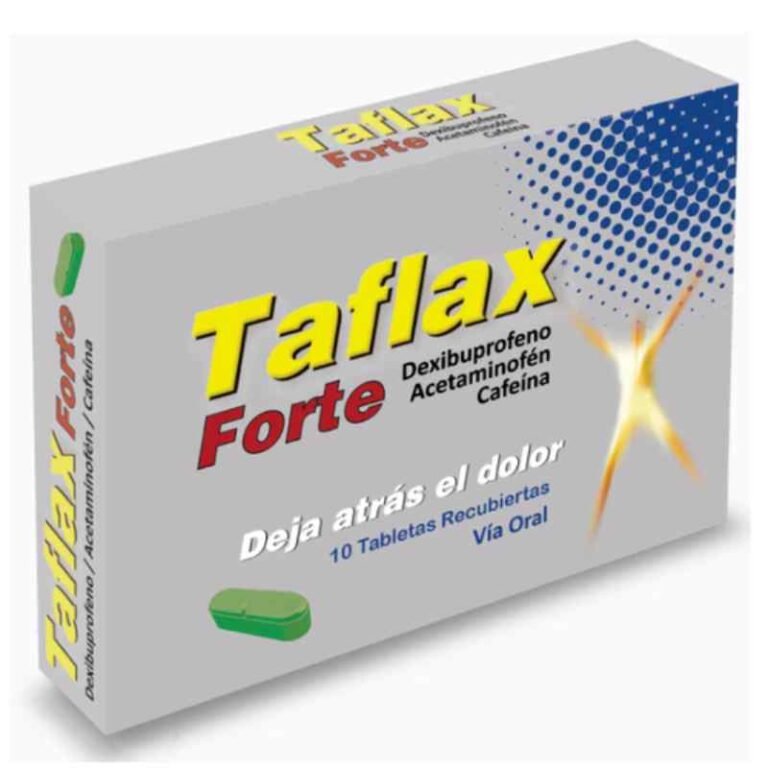 Taflax Forte 10 Tabletas Recubiertas - Controla el Dolor