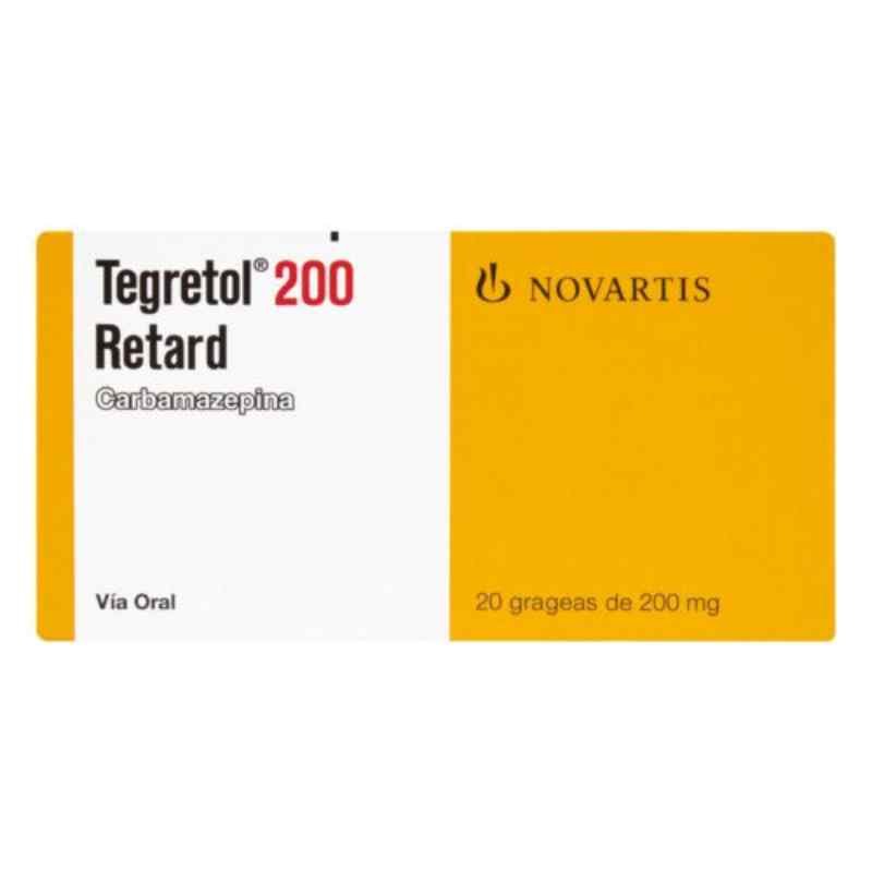 TEGRETOL RETARD 200 MG X 20 TABLETAS