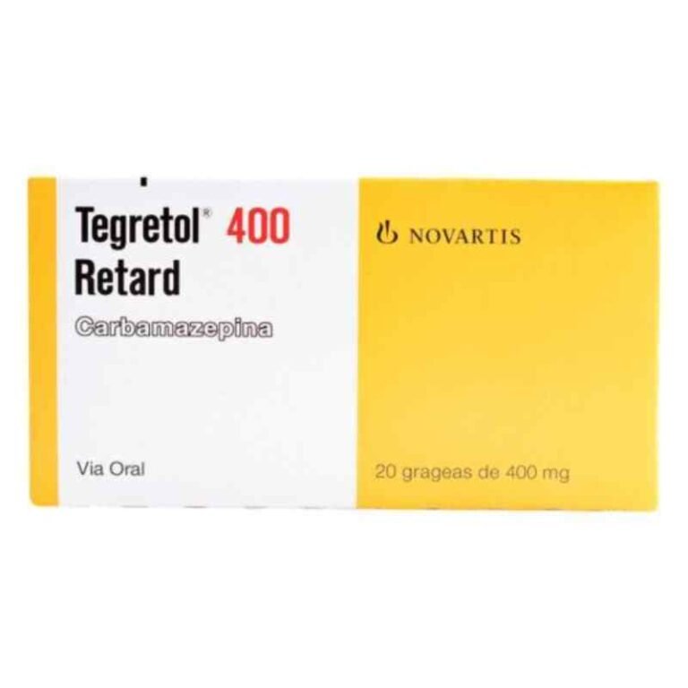 TEGRETOL RETARD 400 MG CAJA X 20 TABLETAS