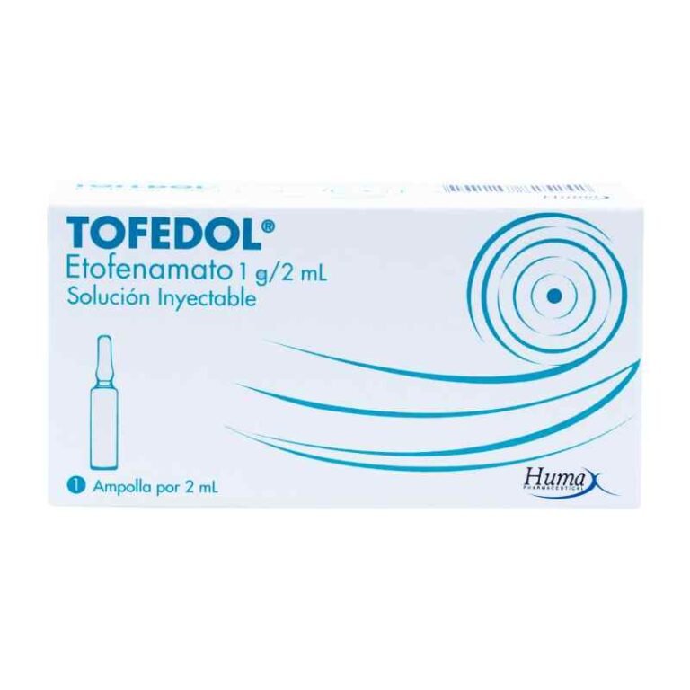 TOFEDOL ETOFENAMATO 1 GR 2ML CAJA X 1 AMPOLLA HUMAX