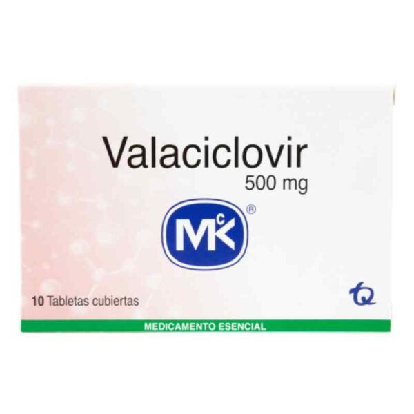 VALACICLOVIR 500 MG CAJA X 10 TABLETAS MK