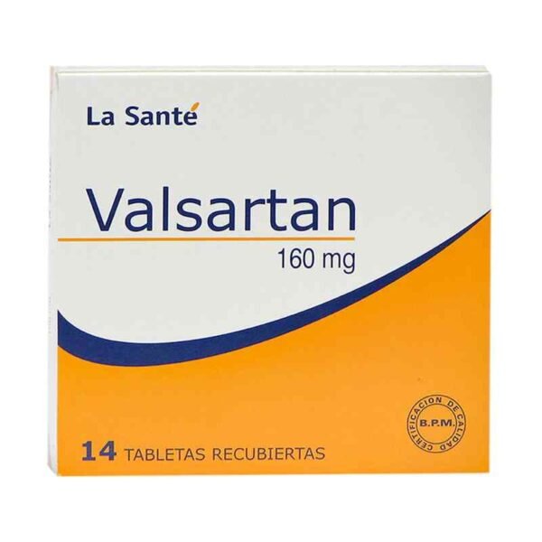 VALSARTAN 160 MG CAJA X 14 TABLETAS LA SANTE