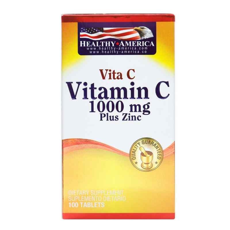 VITAMINA C 1000 MG + PLUS ZINC HEALTHY FRASCO X 100 TABLETAS
