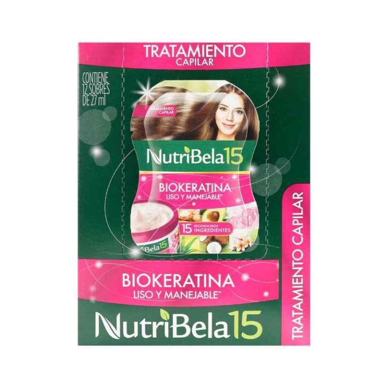 TRATAMIENTO NUTRIBELA BIOKERATINA 27 ML 12 SOBRES